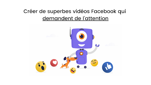#1 Facebook Video Maker | 100+ modèles personnalisables